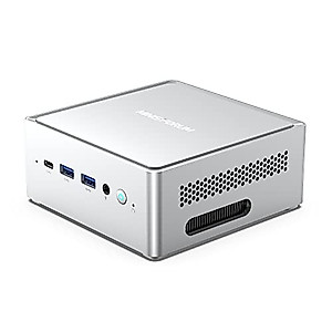 MINISFORUM Venus Series NAB6 Mini PC, 12th Gen Core i7-12650H Small Compter, 32G DDR4+512G PCIe4.0 SSD, 2X HDMI+2X USB-C 4K@60Hz Output, 2X 2.5G RJ45 Port, 4X USB3.2 Small Form Factor