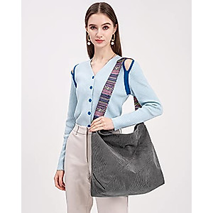 Makukke Tote Bag Women Large Crossbody Bag Stylish Handbag for Women Corduroy Hobo Bag Fashion shoulder Bag Purse