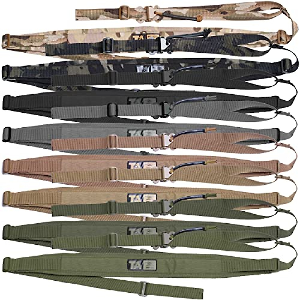 Tacticon Battle Sling Elite | Padded Adjust QD 2 Point Rifle Sling | Disabled Combat Veteran Owned Company | 2 Point Slings | Included QD Mounts | Tactical Accessories
