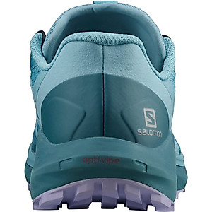 Salomon Sense Ride 4 Running Shoes for Women Trail, Delphinium Blue/Mallard Blue/Lavender, 5