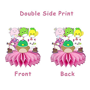 6Pcs Honeycomb Table Centerpiece Party Supplies for Birthday Party Desktop Decorations