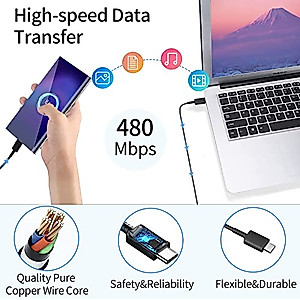 25W Dual Port Super Fast Charger Type C Wall Plug Adapter Quick Charging Block Compatible with Samsung Galaxy S22/ S22 Plus/ S21/ S21 Ultra/Z Fold 3 5G /S20 /Note20 /iPhone 13/13 Pro/Pro Max