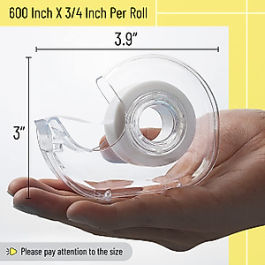 Mr. Pen Tape Refill with Dispenser, Pack of 6