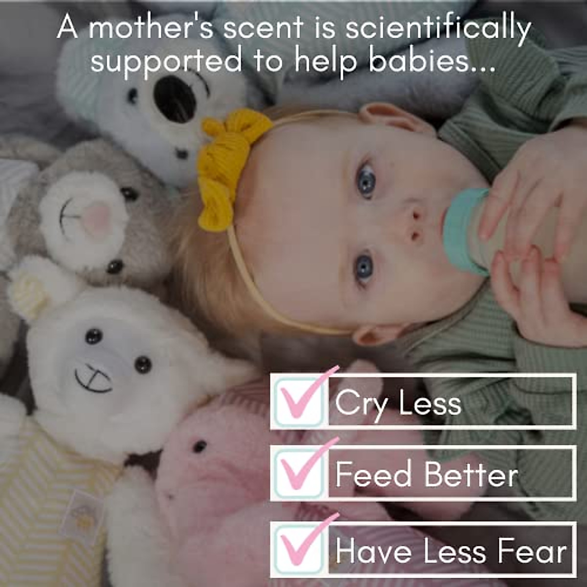 Soothie Sleeve, a Pediatrician Designed Plush, Uses a Parent's Scent to Soothe Baby or Child (Gift Box w/Board Book, Safety Tested for 0+), Bundle