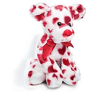Bearington Romantic Rover Valentine's Day Stuffed Animal, 12 Inch Puppy Stuffed Animal, Ideal for Valentine's Day Gifts