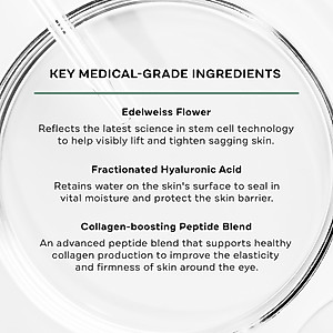 Replenix Anti-Aging Tinted Brightening Eye Cream with Medical Grade Hyaluronic Acid (8.5 ml)