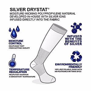 Vitalsox Men's Standard VT1211 2PK Blk L, Black 2-Pack, Large