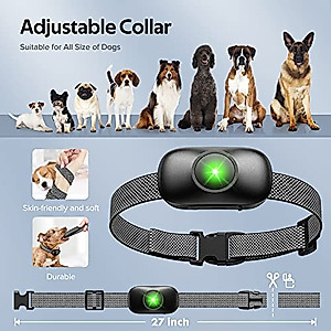 Dog Shock Collar, Vegamile Dog Training Collar with Remote 1600FT, IPX7 Waterproof Electric Shock Collar with Vibration, Shock, Beep,Rechargeable Shock Collar for Large Dog,Medium Dogs,Small
