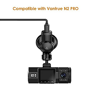 VANTRUE N2 Pro(2023) Type C USB Port Car Windshield Suction Cup Mount