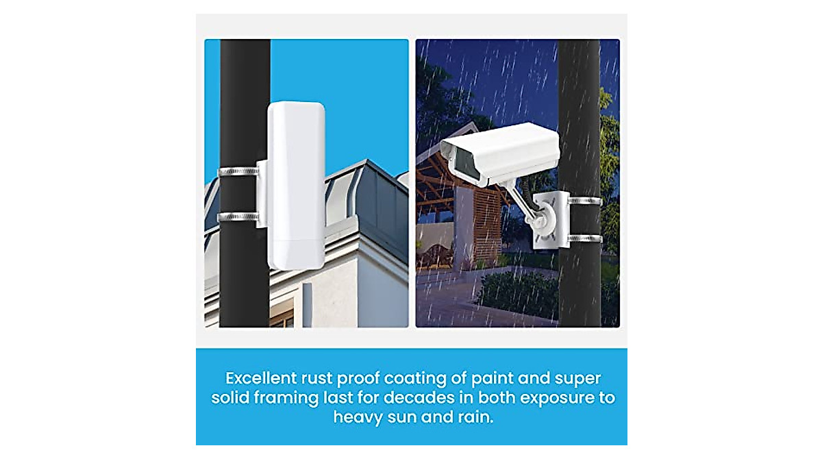 OOKOO Vertical Pole Mount Bracket for AP, Wireless Bridge, CPE