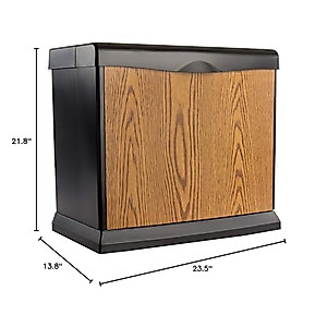 AIRCARE Valiant Digital Whole-House Console-Style Evaporative Humidifier (Honey Oak)