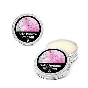 Flowerland Solid Perfume - Portable Pocket Balm Perfume Perfect for Travel Use - Natural Fragrance Parfum for Men and Women - Natural & Vegan - Hyacinth (30ml)