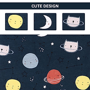 Cute Baby Security Tag Blanket withTeether,Soft,Soothing, Comfortable,Dotted Backing Taggy Teething Blanket for Boys and Girls. (Planets)