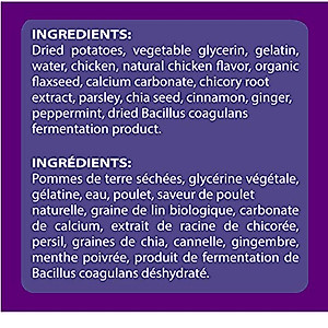 Get Naked Digestive Health Dental Chew Sticks For Dogs, Small/6.2-Ounce, 18 Sticks/Pack