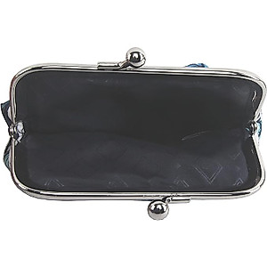 Vera Bradley Kiss Lock Coin Purse, Shore Enough