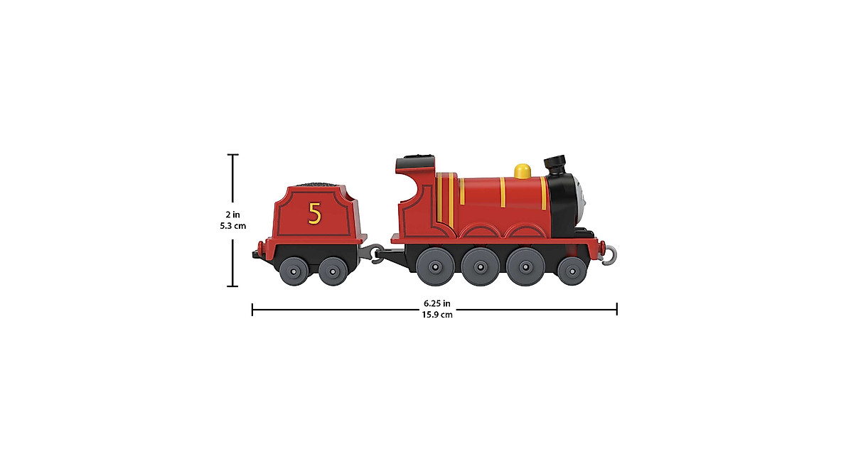 Fisher-Price Push-Along James Toy Train for Kids