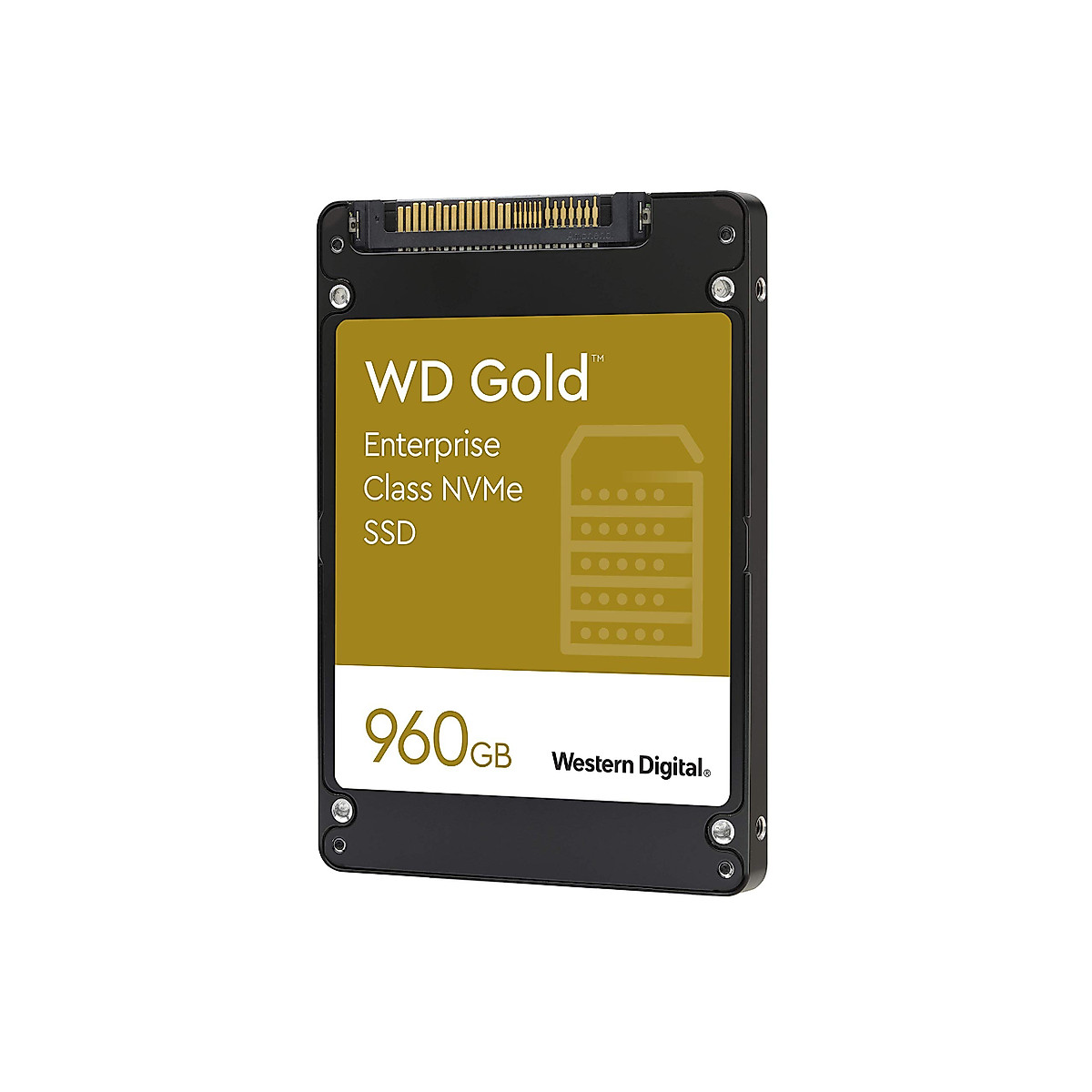 Western Digital 960GB WD Gold SN600 Enterprise Class NVMe Internal SSD - U.2 PCIe, 2.5"/7mm - WDS960G1D0D