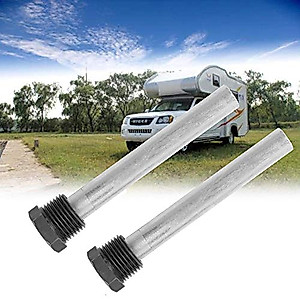 RV Water Heater Aluminum/Zinc Anode Rod for Atwood Heaters, Eau 2 Pack 1/2" NPT RV Hot Water Tank Anode Rod for RV, Camper and Trailer Water Heaters