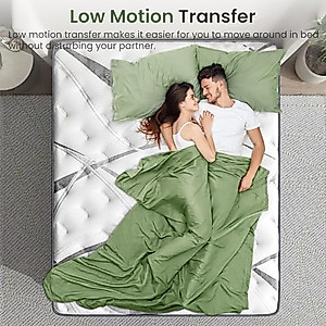 Naiveer King Mattress 10 Inch, Memory Foam Hybrid Mattress, King Size Mattress in A Box, Individually Wrapped Coils, CertiPUR-US Certified, Medium Firm Mattress for Back Pain & Pressure Relieve