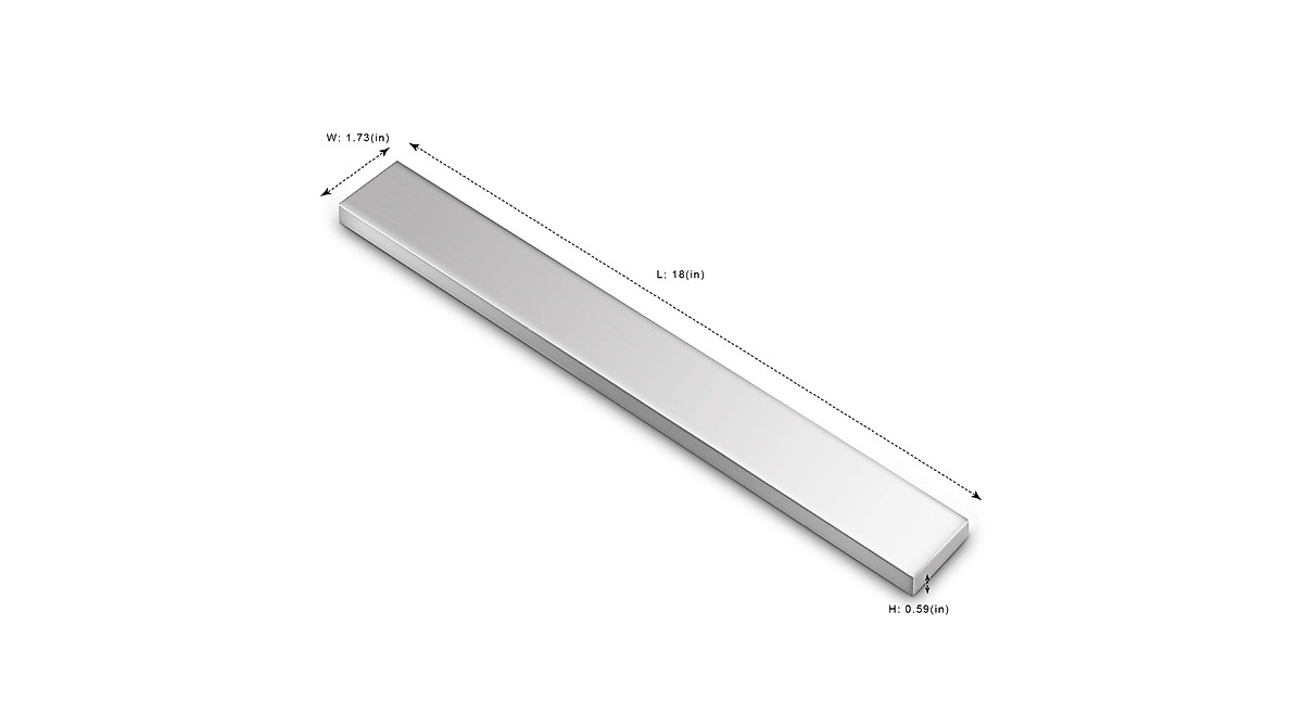 Powerful 18" Stainless Steel Knife Magnet for Kitchen