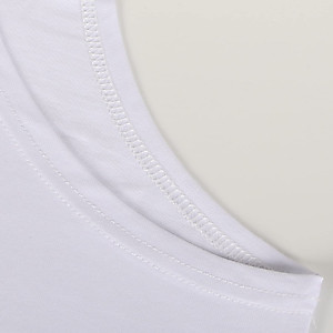 Men's Hooded Tank Tops Gym Workout Training Hoodies Sleeveless Bodybuildng Muscle Cut Off T-Shirt with Pocket 02 White M