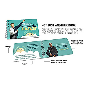 Papersalt Mister Rogers Merchandise - Let's Make The Most of This Beautiful Day Book of Quotes