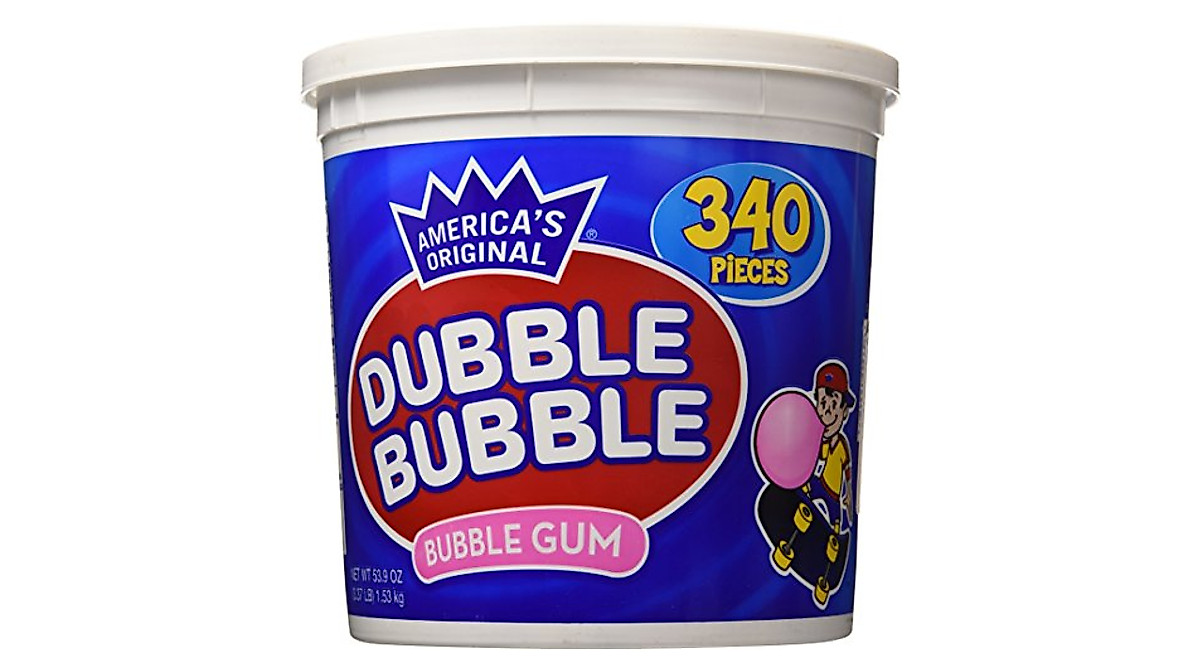 Big Bucket of Dubble Bubble Gum – 340 Count