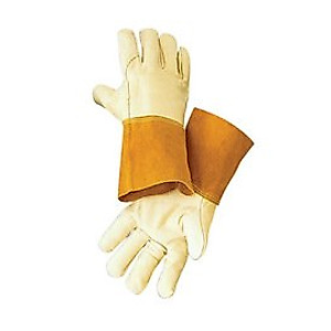 Radnor X-Large 12 14" Russet Premium Grain Cowhide MIG Welders Gloves
