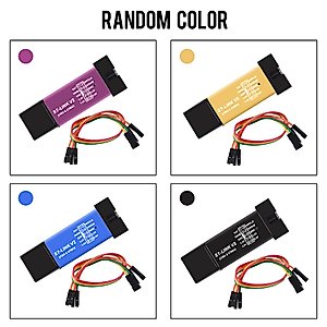 AITRIP 5 PCS ST-Link V2 Emulator Downloader Programmer Support Programming Unit STM8 STM32 (Random Color)