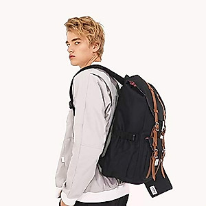 KAUKKO Travel Laptop Backpack Outdoor Rucksack Causal backpack Fits 15.6"(Nylon Black)