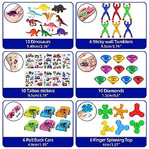 nicknack Kids Party Favors for Classroom Prizes Box Toys Assortment 120PCS Pinata Toy Fillers Fidget Toy Bulk, Carnival Prizes