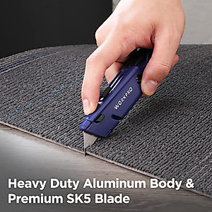 WORKPRO Utility Knife & Retractable Box Cutter With 13pcs SK5 Blades Extra