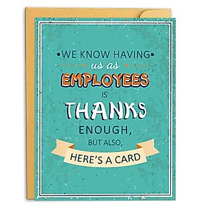 Jumbo Funny Boss's Day Card, Big Greeting Card for Boss, Hilarious Boss Birthday Card from Employee