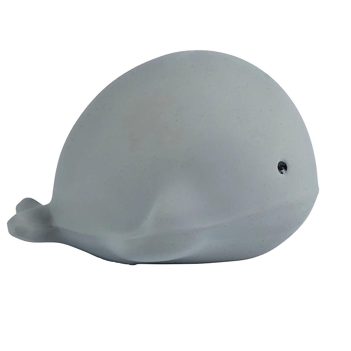 Tikiri Toys Ocean Buddies Whale Natural Rubber Rattle (Gray)