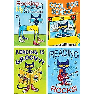 Teacher Created Resources Pete The Cat Positive Poster Pack (TCR6656),0.1" x 13.4" x 19"
