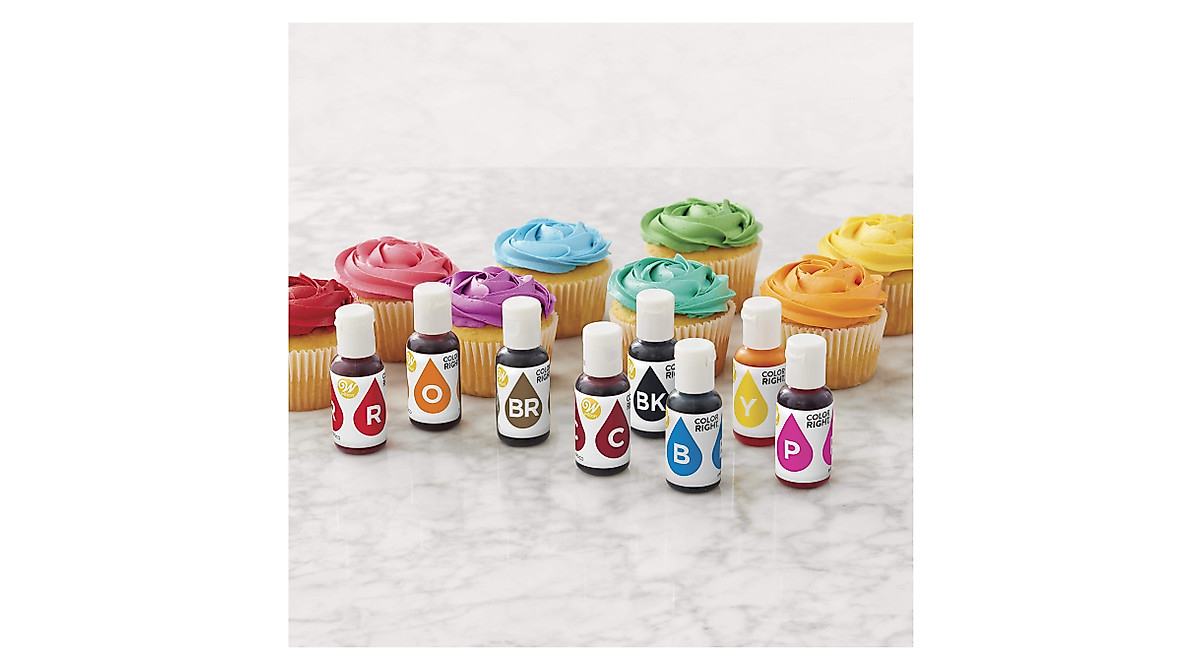 Wilton Color Right Food Coloring Set - 8 Vibrant Colors