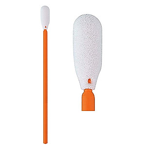 Wellgler's 6.42'' Gun Cleaning Swabs, Long swabs,Microfiber Foam swabs(200pcs)