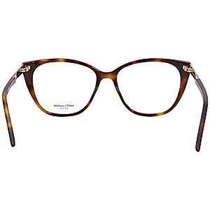 Saint Laurent SL-M72 004 Eyeglasses Women's Havana/Gold Optical Frame 54mm