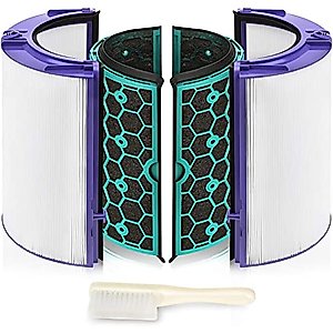 Replacement True Hepa Filter for Dyson HP04 TP04 DP04 TP05 DP05 Sealed Two Stage 360° Pure Cool Fan HEPA Filter & Activated Carbon Filter