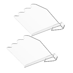 KOMBIUDA 2pcs Wardrobe Backsplash Purses Organizer Wardrobe Divider Cabinet Divider Closet Shelf Separators Shelf Dividers for Wire Shelving Clear Shelf Divider Acrylic Transparent