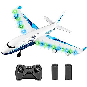 4DRC RC Plane,G2 Remote Control Jet Airplane for Beginners Adult, Ready to Fly Airplane with One Key Aerobatic,LED Light,4-Axis Fighter Jet,2.4Ghz Plane for Kids Boys Girls Beginner,2 Battery