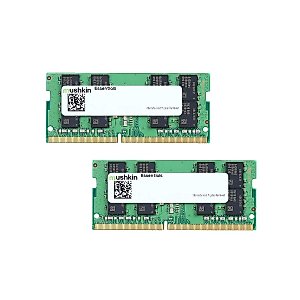 Mushkin Essentials – DDR4 Laptop DRAM – 64GB (2x32GB) SODIMM Memory Kit – 3200MHz (PC4-25600) CL-22 – 260-pin 1.2V Notebook RAM – Dual-Channel – Low-Voltage – (MES4S320NF32GX2)