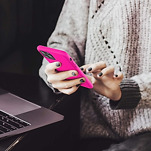 kwmobile Case Compatible with Apple iPhone 11 Pro Case - TPU Silicone Phone Cover with Soft Finish - Neon Pink
