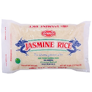 Dynasty Rice Jasmine , 5-pounds (Pack of 3)