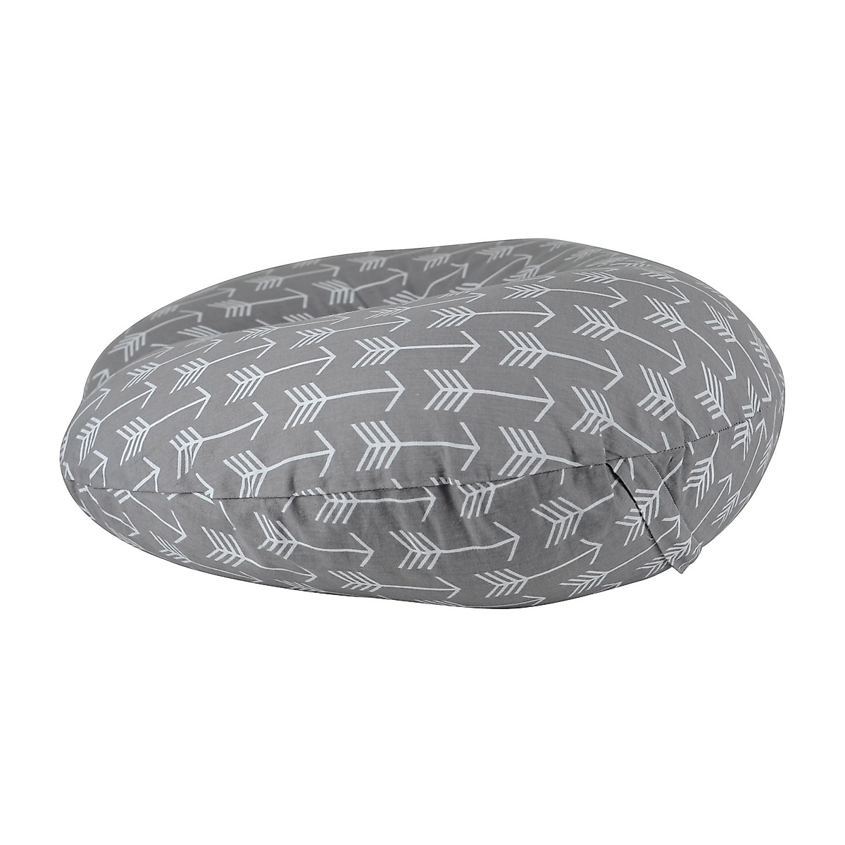 Adorology Nursing Pillow Slipcover, Gray Arrow Design, Maternity Breastfeeding Newborn Infant Feeding Cushion Cover Case, Baby Shower for New Moms