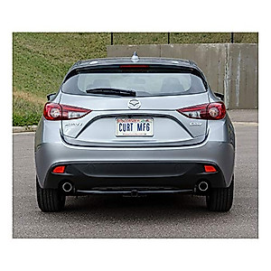 CURT 11377 Class 1 Trailer Hitch, 1-1/4-Inch Receiver, Fits Select Mazda 3 , Black