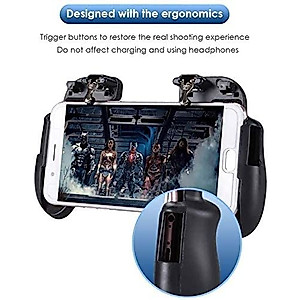 Game Controller Multifunction Mobile Phone Controller with Cooling Fan Gaming Triggers Gamepad Phone Holder Gaming Grip