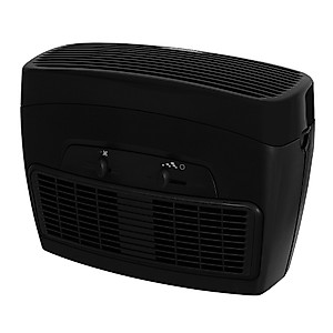 Holmes Desktop HEPA-Type , 3 Speeds plus Optional Ionizer small Air Purifier, HAP242B-U, Black