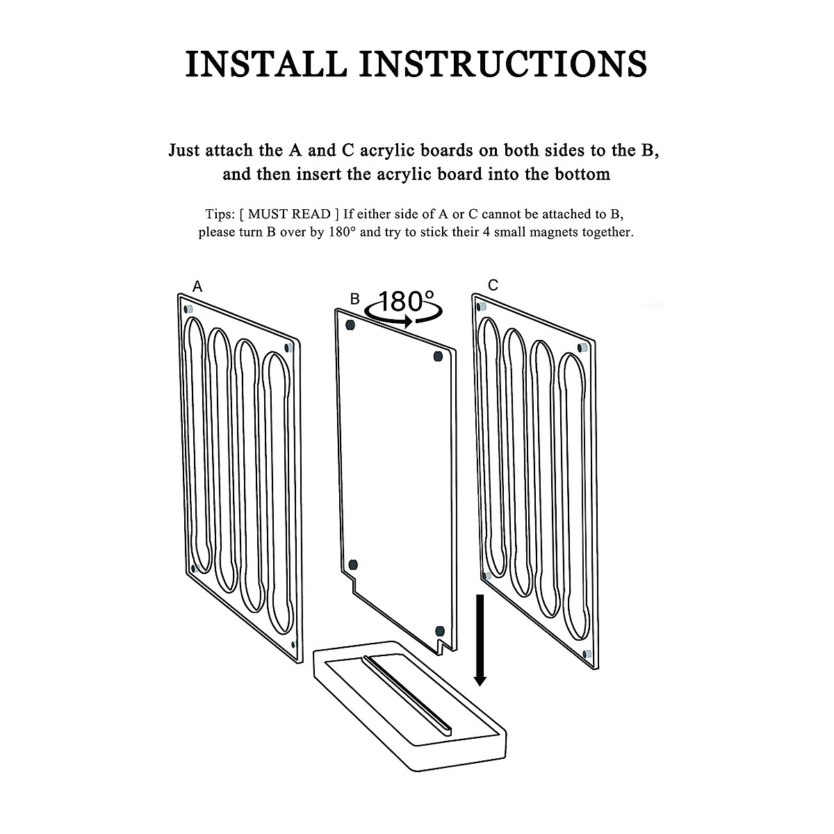 DuvinDD Coffee Pod Holder for Nespresso Original Line Capsule Holder Acrylic Magnetic Coffee Pods Organizer, Freestanding or Mounted on the Fridge, Hold 40 Capsule Pods Capacity Storage Rack