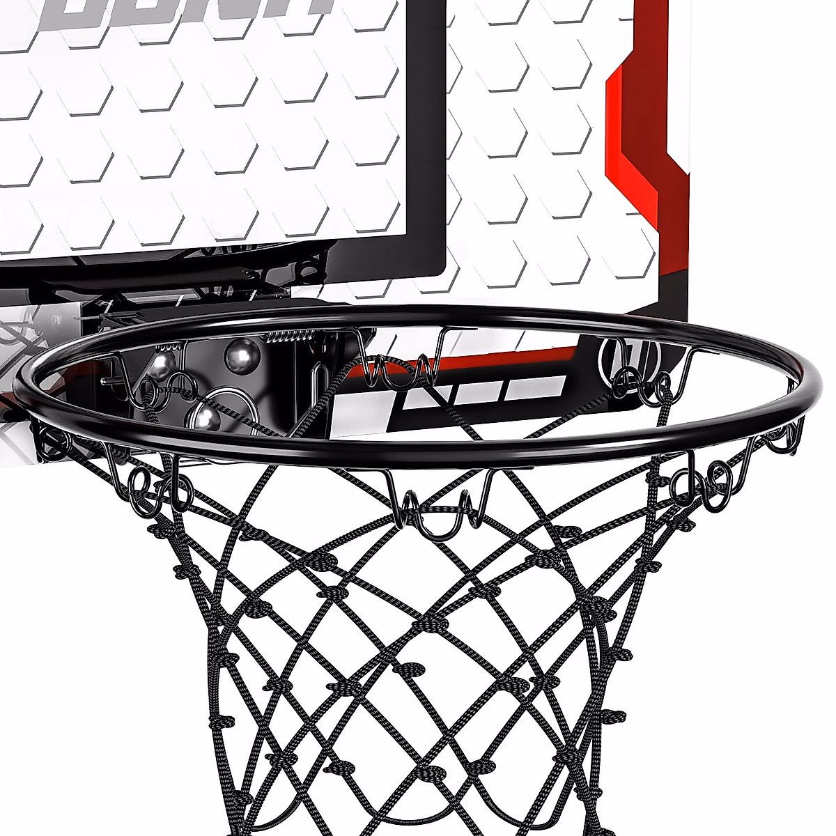 TEMI Basketball Hoop Indoor, Mini Basketball Hoop with 4 Balls, Over The Door Basketball Hoop for Kids and Adults, Basketball Toys for Boys Girls Age 3 4 5 6 7 8 9 10 11 12 - Kids & Teens Gift Ideas